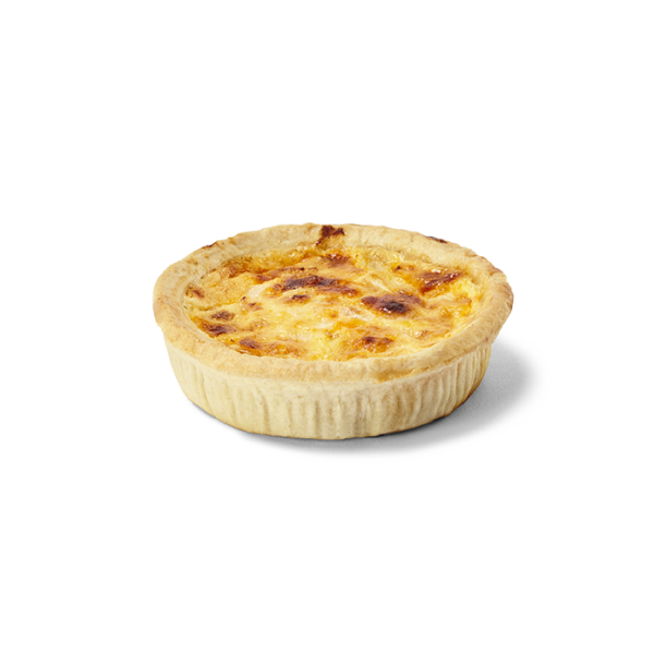 Individual Cheese & Onion Quiche - Cooplands Bakery