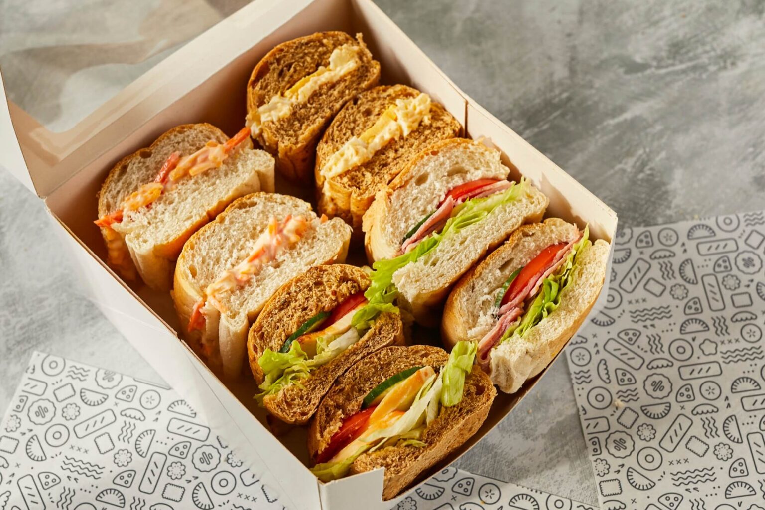 Classic Sandwich Platter (Serves 4) - Cooplands Bakery